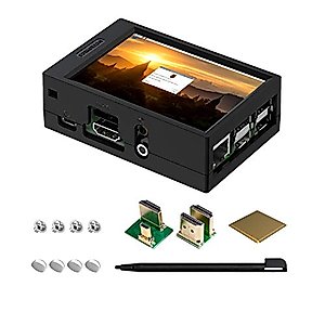 UCTRONICS Mini LCD Screen with Case, 3.5 inch Small HDMI Display Touchscreen with Stylus