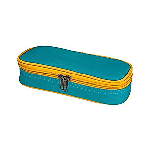 Big Capacity Pencil Pen Bag Pencil Case Marker Stationery Bag Organizer for School & Office StudentsTeachersKids-Pencil Pouch with Zipper (Green)