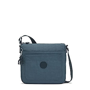 Kipling Women's Sebastian Crossbody, Super Light, Durable Messenger, Shoulder Bag, Nocturnal Grey