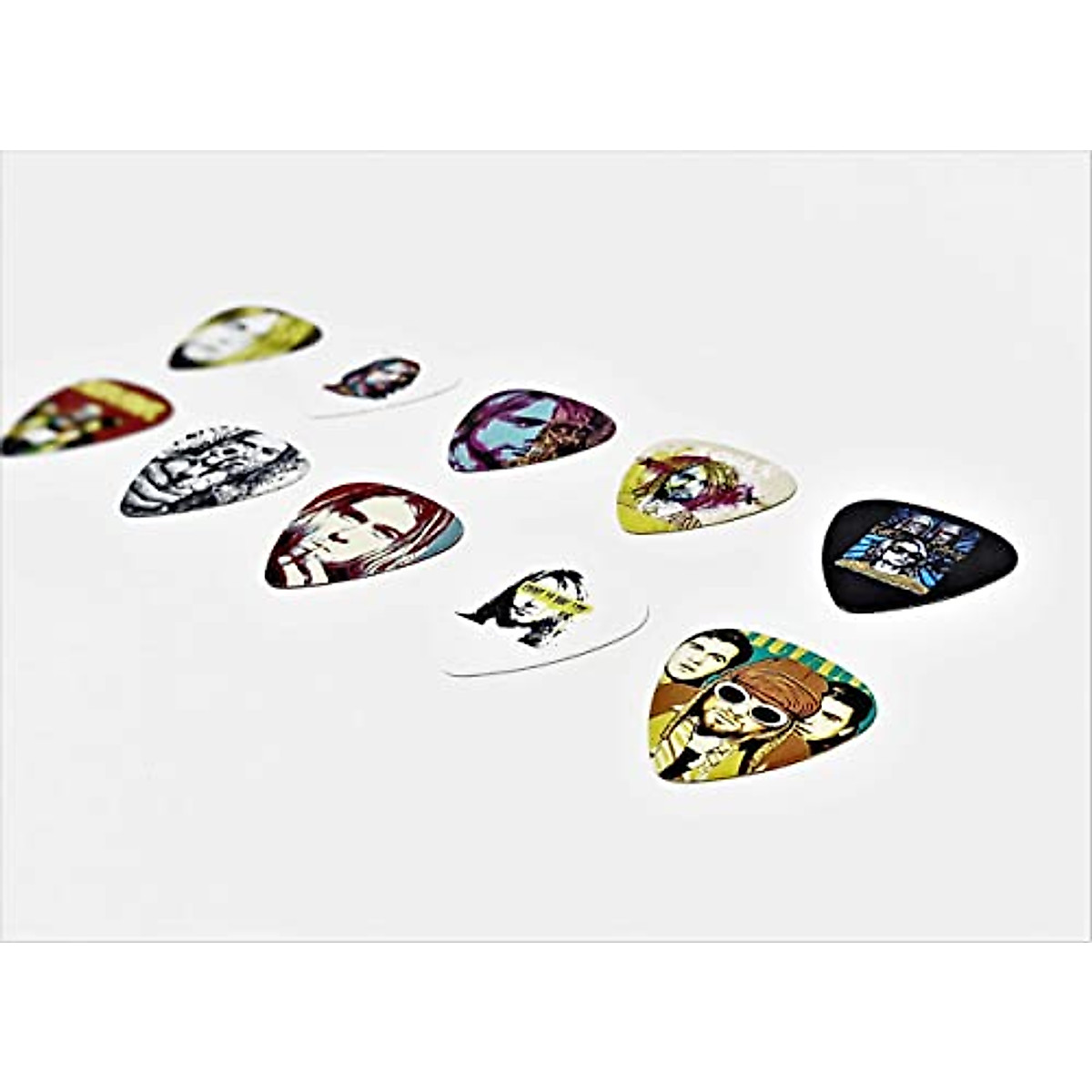 Nirvana | Kurt Cobain Guitar Picks (10 picks in a pack)