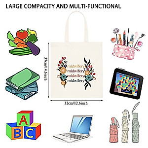 TSOTMO Midwife Gift Midwife Appreciation Midwifery Labor and Delivery Nurse Accessories Tote Bag (Midwifery tote)