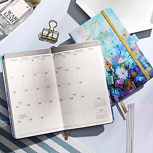 2025-2028 Pocket Planner/Calendar - 3 Year Monthly Planner 2025-2028, July 2025 - June 2028, 6.3" x 3.8", 60 Notes Pages, Inner Pocket, Pen Loop, Elastic Closure, Perfect Organizer for Purse