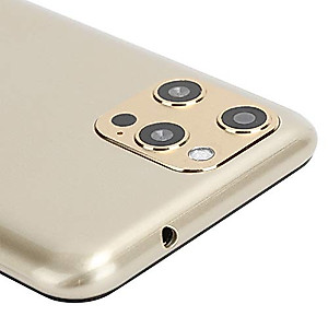 Jopwkuin IP12 PRO+ Unlocked Android Smartphone-Stylish 6.26Inch Bang Screen Cellphone 1+8GB Dual Card Dual Standby Smartphone Support for Memory Expansion, Android 8.1 (Gold)