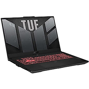 XOTICPC ASUS 2023 TUF Gaming A17 FA707NU Gaming Laptop (AMD Ryzen 7 7735HS, RTX 4050 6GB, 64GB DDR5, 2TB 990 PRO NVMe SSD, 17.3" 144Hz FHD, Windows 11 Home) Gamer Notebook Computer