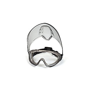 PYRAMEX Safety Products Direct/Indirect-Gray Frame/Clear Anti-Fog Lens woth faceshield attachment