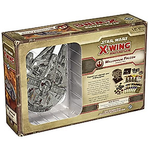 Star Wars X-Wing 1st Edition Miniatures Game Millenium Falcon EXPANSION | Strategy Game for Adults and Teens | Ages 14+ | 2 Players | Average Playtime 45 Minutes | Made by Atomic Mass Games