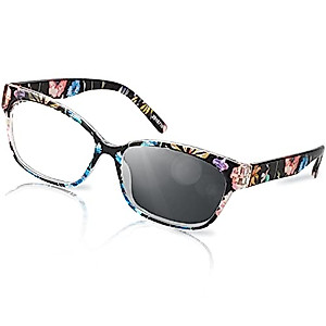 ZENNI Stylish Photochromic Glasses for Women TR90 Cat-Eye Frame Light Eyewear UV Protection
