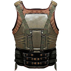 Zulin Men's Green Military Style Tactical Bane Vest | Military Bane Rises Knight Costume Vest For Halloween | XL