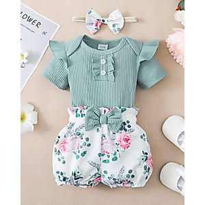 WESIDOM Baby Girl Clothes,Hooded Long Sleeve Printed Leopard Pants Headband Sweatshirt Toddler Outfit Clothing Sets