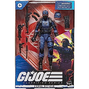 G.I. Joe Classified Series Cobra Officer Action Figure 37 Collectible Premium Toy with Multiple Accessories 6-Inch-Scale, Custom Package Art