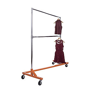 Econoco - Economy Z-Rack with Orange Base Includes Add-On Bar