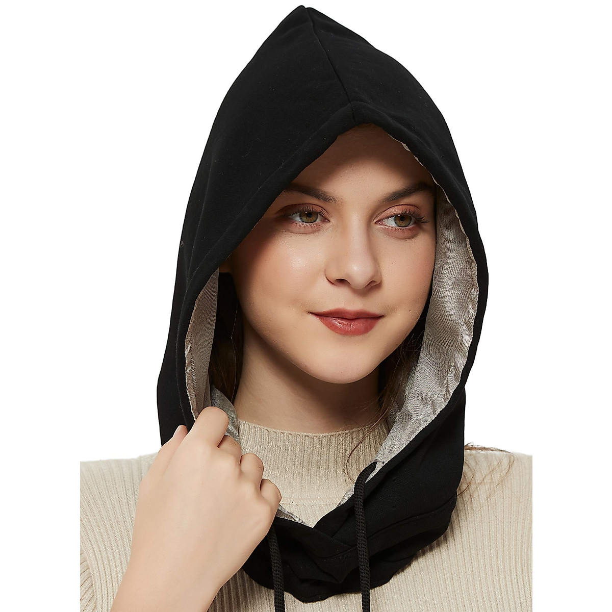 Radia Smart® EMF Protection Hood, Faraday Hat, 5G Blocking, RF Shielding, WiFi Shield, Brain Coat, Black