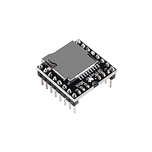AOICRIE 4pcs Dfplayer Mini MP3 Player Module Compatible with R3 for Voice Module DIY DFPlayer Mini Voice Decode Board Support TF Card and U Disk IO/Serial Port/AD for arduino DIY Kit