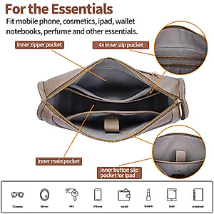 Caitina Crossbody Purses for Women Trendy Vegan Leather Crossbody Handbags with 2 Adjustable Strap Women's Shoulder Handbags