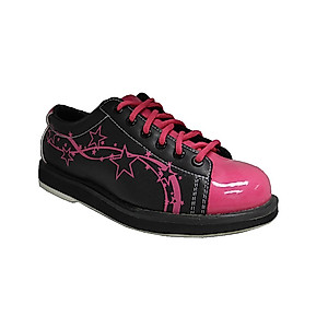 Pyramid Women's Rise Black/Hot Pink Bowling Shoes Size 8