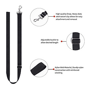 Premium Horse Blanket Sheet Leg Straps, 2 Pcs Adjustable 27.55" to 55" Length, Replacement Stretchy Belly Strap with Single Swivel Snaps