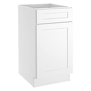ROOMTEC Kitchen Base Cabinets, Sideboard Storage Cabinet, Entryway Cabinet with Soft Closing Doors 18" W X 24" D X 34-1/2"H