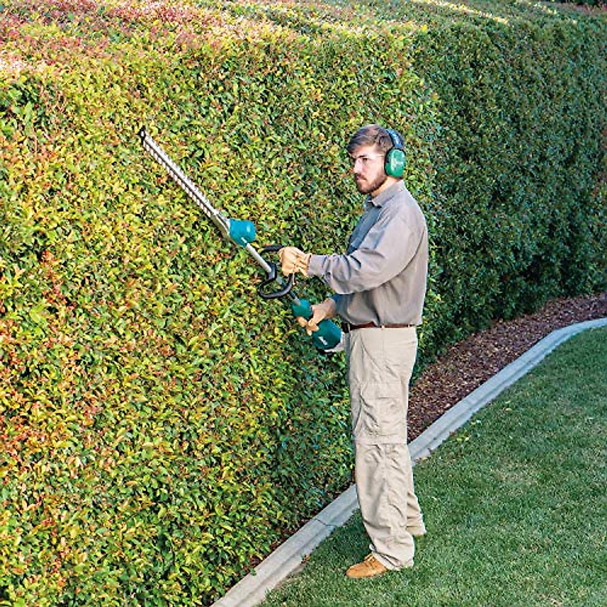 Makita XNU02Z Lithium-Ion Brushless Cordless, Tool Only 18V LXT 24" Pole Hedge Trimmer, Teal