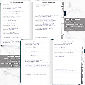 Clever Fox End of Life Planner – Final Arrangements Organizer for Beneficiary, Will Preparation, Last Wishes & Funeral Planning, A4 (Dark Teal)