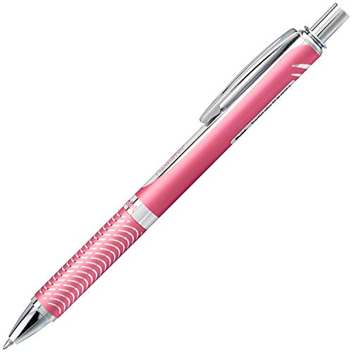 Pentel 0.7 mm Tip EnerGel Sterling Black Ink Pen - Pink (Pack of 12)