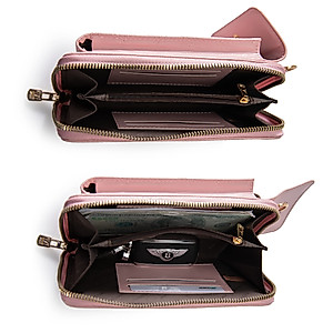 Montana West Small Crossbody Cell Phone Purse for Women RFID Blocking Cellphone Wallet Purses Travel Size MWC-110PK