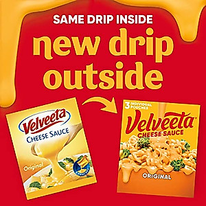 Velveeta Original Melting Cheese Sauce Pouches (3 ct Box, 4 oz Packets)
