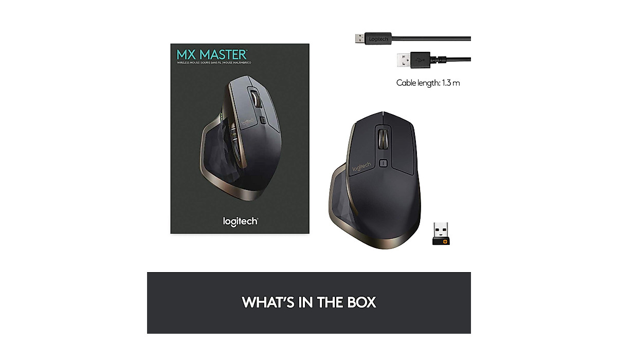 Logitech MX Master Mouse - Smart, Multi-Device Connection