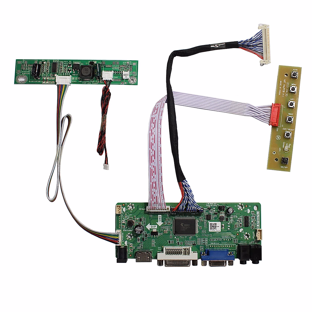 LCDBOARD HDMI VGA DVI Audio LVDs Controller Board for 17" 1280x1024 M170ETN01.1 M170ETN01.3 19" M190ETN01.0 WLED LCD Display/Video Games