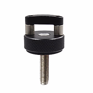 Sewtanc Hard Top Quick Removal Fastener Thumb Screw Nuts Tie-Down D-Rings For Compatible Jeep Wrangler TJ JK 2007-2022(black)