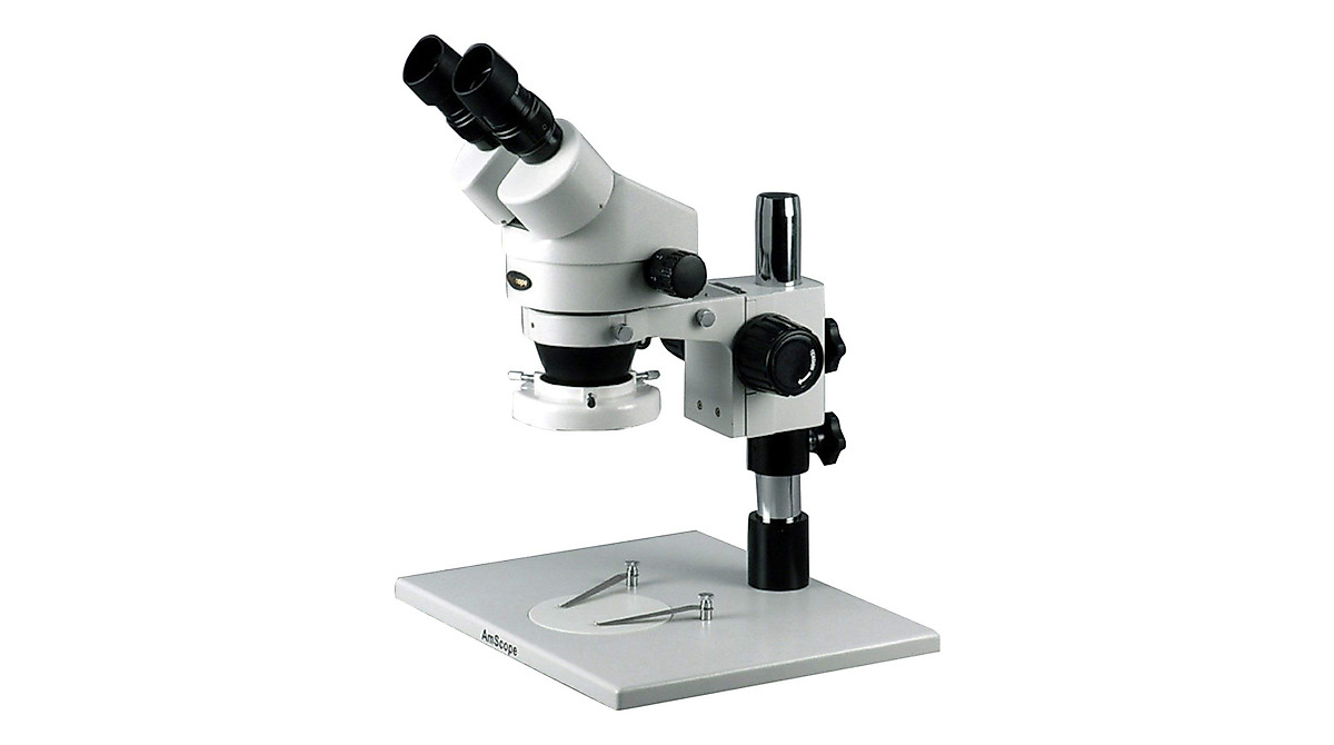 AmScope SM-1BZ-FRL Professional Stereo Zoom Microscope for Precision ...