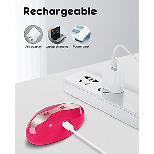 FERNIDA Red Light Device, 2 in 1 Lip and Eye Care Tool with Heated for Anti-Aging, Smooth Lip Wrinkles, Lip Plumper and Reduce Dark Circles,4 Levels Heating Temps, Red