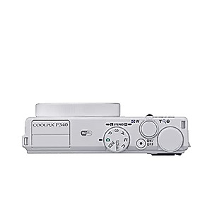Nikon Coolpix P340 12.2 Mp Wi-fi Cmos Digital Camera with 5x Zoom Nikkor Lens and Full Hd 1080p Video (White) (Renewed)
