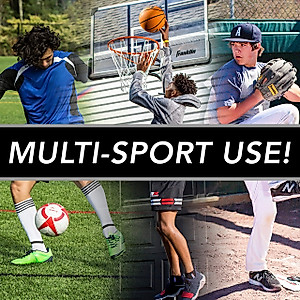 Franklin Sports Basketball Pass Back Rebounder Net - Multi-Sport Training Rebound Screen - Perfect for Passing and Shooting Practice - 3' x 3', Black (92499X)