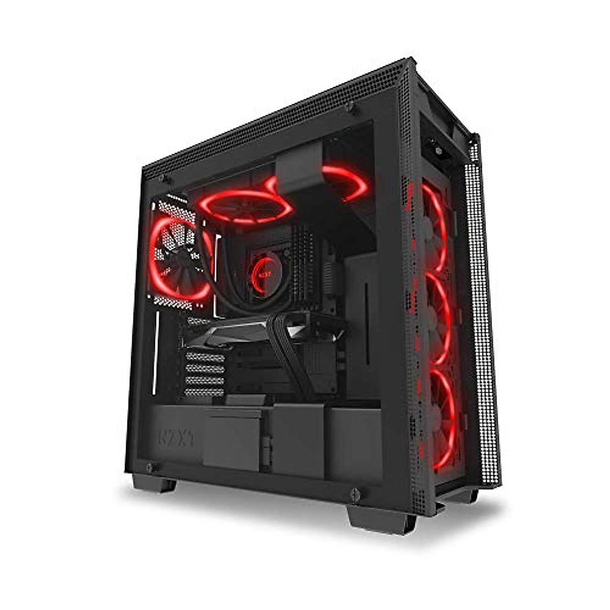NZXT AER RGB 2 - HF-28140-B1 - 140mm - Advanced Lighting Customizations - Winglet Tips - Fluid Dynamic Bearing - LED RGB PWM Fan for Hue 2 - Single (HUE2 Lighting Controller Not Included)