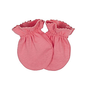 Onesies Brand Unisex Baby 12-Piece Cap and Mitten Set, Pink Bunny, 0-6 Months US