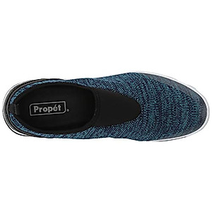 Propet Women's TravelActiv Slip-On Sneaker, Blue Heather, 7.5 X-Wide US