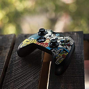 Skinit Decal Gaming Skin Compatible with Xbox One Elite Controller - Officially Licensed Warner Bros Batman and Robin Vintage Design