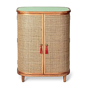 CLAYNIX 18" Width Square Cane Webbing 15 FEET - Cane Webbing Roll - Caning Material for Chairs - Open Weave Wicker Cane Webbing for Cabinet - Cane Fabric Webbing Sheet(15 FEET)