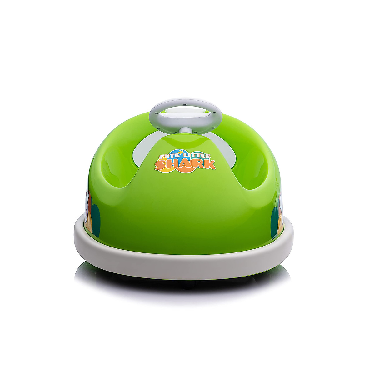 Best Ride On Cars 6 Volt Bumperz Kids Electric Battery Powered Ride On Bumper Car Vehicle with Power Indicator, Anti Collision Bar, and Music, Green