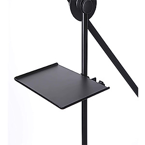 G Ganen Microphone Stand Tray, Made of Steel with Load Capacity For Music Sheet Instrument Stand