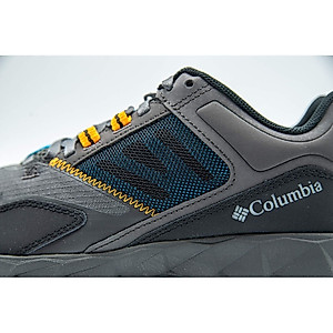 Columbia Men's Flow District, Dark Grey/Cyan Blue, 10