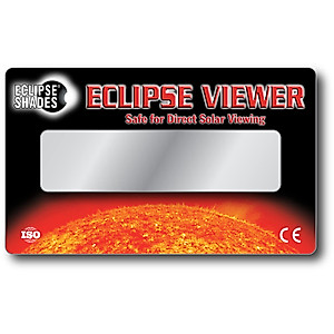 Rainbow Symphony Solar Eclipse Viewer, Replaces Eclipse Glasses, CE & ISO Certified, Safe for Direct Sun Viewing, Made in USA, 5 Pack