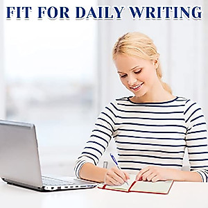 28 Pack Lined Notebook Journal Bulk A5 Hardcover Notebook PU Leather College Ruled Notepad 5.5 x 8.2 Inch Ruled Lined Journal Set With Pen Holder for School Business Work Travel Writing(Mixed Color)