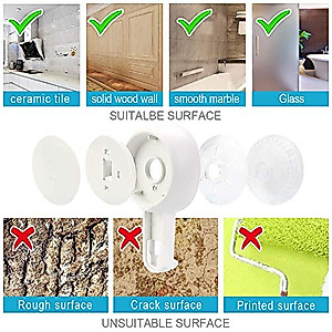 LUXEAR Shower Caddy Suction Cup NO-Drilling Removable Shower Shelf Powerful Heavy Duty Hold up to 22lbs, Waterproof Storage Basket for Shampoo & Toiletries Bathroom & Kitchen Caddy Organizer