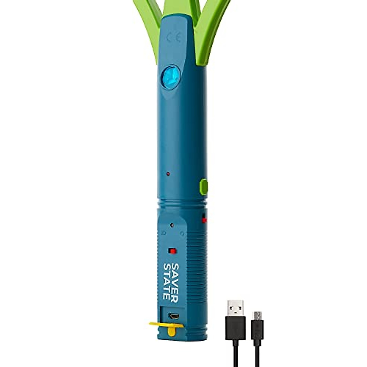 SWAT IT! Bug Zapper Rechargeable Bug Zapper Racket, 4000 Volt, USB Charging Cable, 2 Pack (Large)