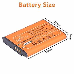 Pickle Power 2 Pack 1350mAh CTR-003 Battery Replacement for Nintendo 3DS 2DS Game Console with Tool (Not for New 3DS and 3DS XL)