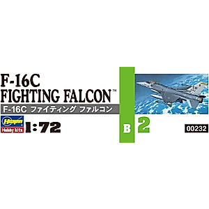 HASEGAWA 00232 1/72 F-16C Fighting Falcon