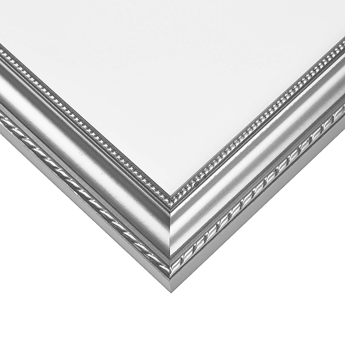 Craig Frames Victoria, Ornate Silver Picture Frame, 16 x 20 Inch