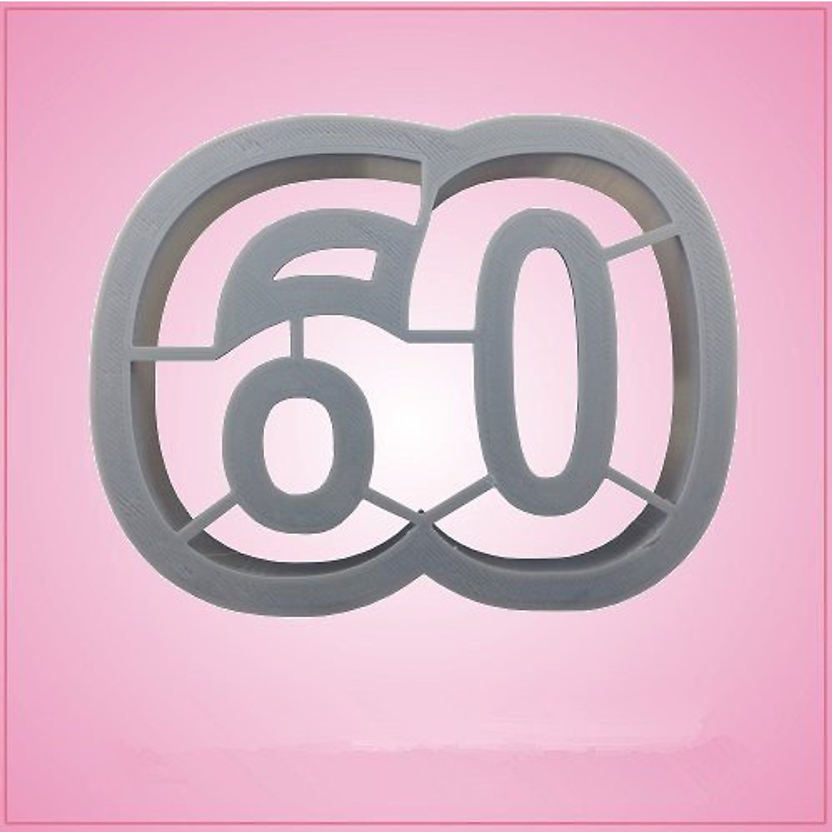 Number 60 Cookie Cutter
