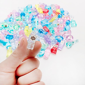 100PCS Dollhouse Miniature Decor Drink Bottle Miniature Bottles Wine Bottles Miniature Liquor Bottle Mini House Decoration